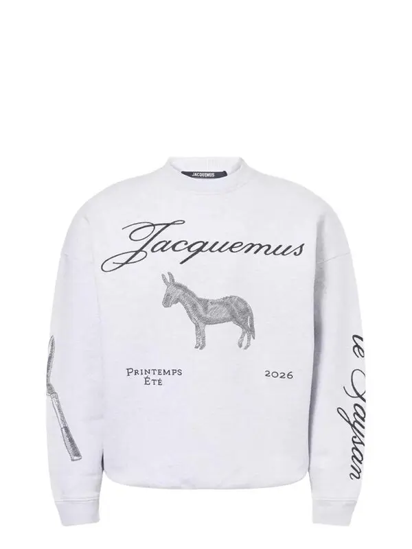 Jacquemus Le Sweatshirt Ane - Gray