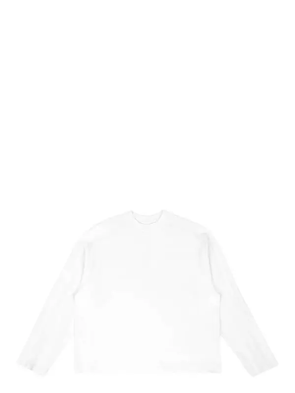 ENTIRE STUDIOS Heavy Long Sleeve Tee Washed - White