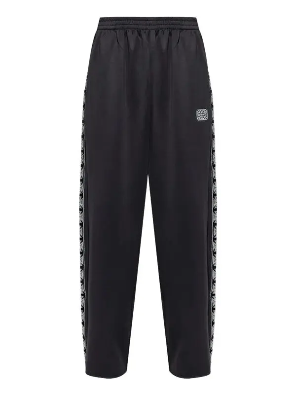 Vetements Biker Cross Tape Track Pants - Black