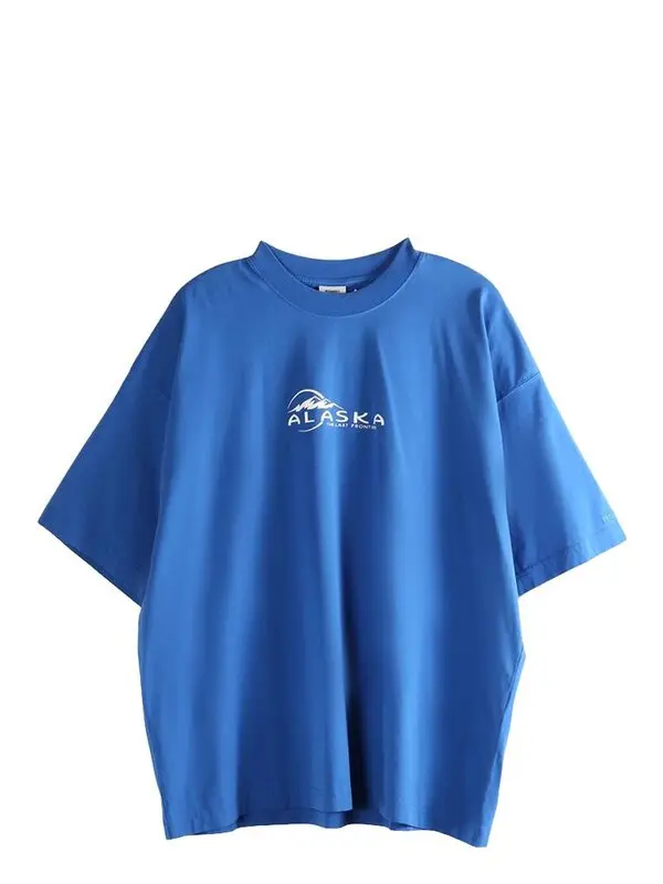 Vetements Alaska Tourist Tee - Blue