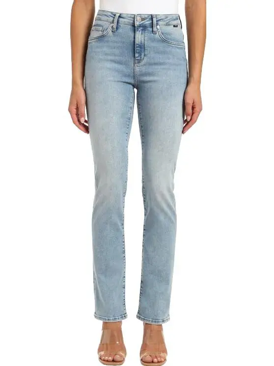 MAVI Molly Low Rise Bootcut Jeans - Lt Used Feather Blue