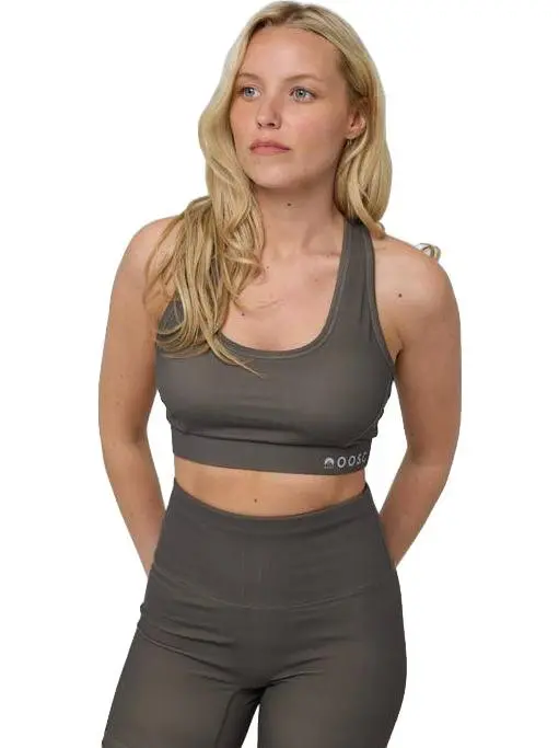 OOSC High Support Elite Crossback Sports Bra - Khaki