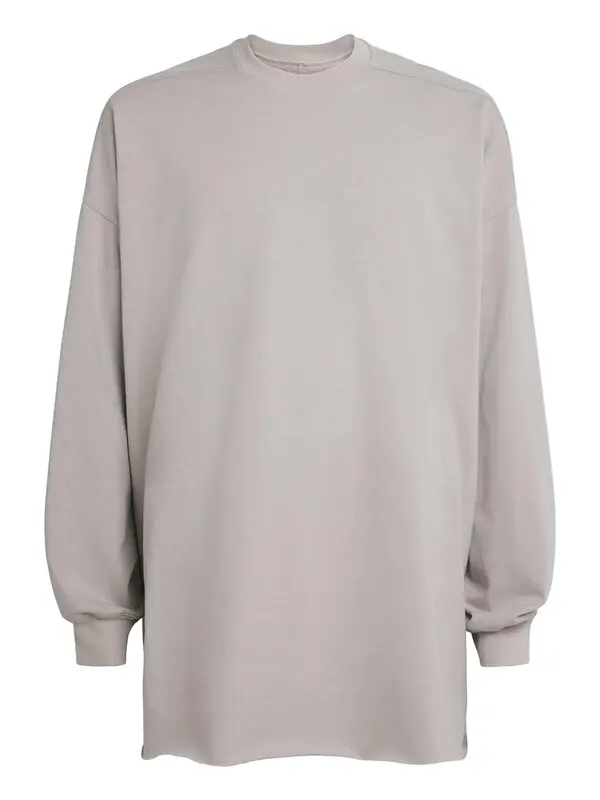 Rick Owens Cotton Tommy Long-sleeve T-shirt - White