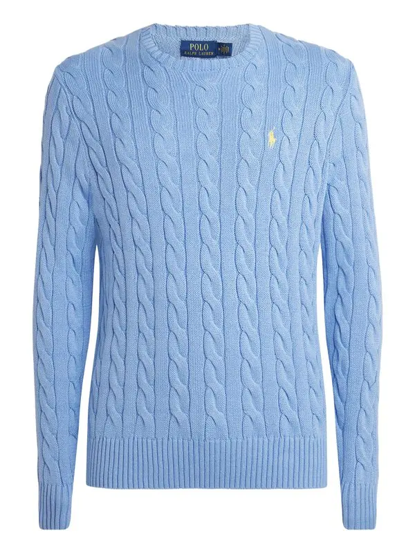 Polo Ralph Lauren Cotton Cable-knit Sweater - Blue