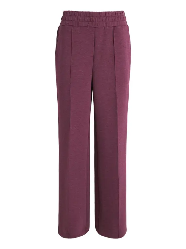Varley Free Soft Wide-leg Sweatpants - Burgundy