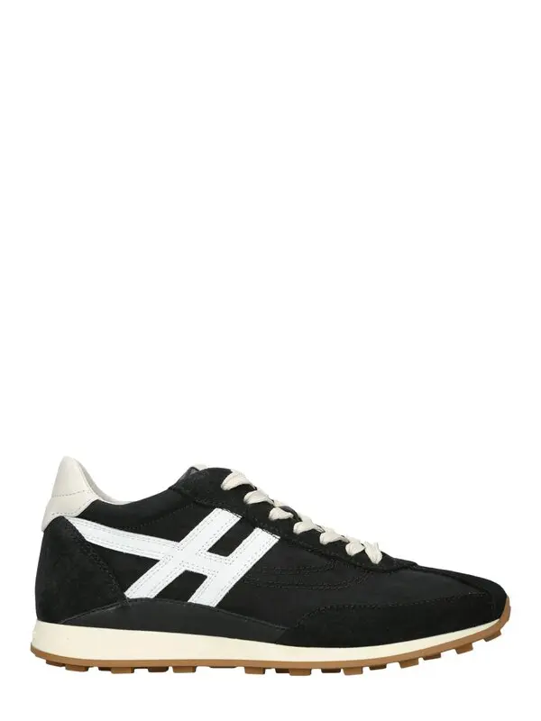Hogan H669 Allacciato Suede Sneakers - Black