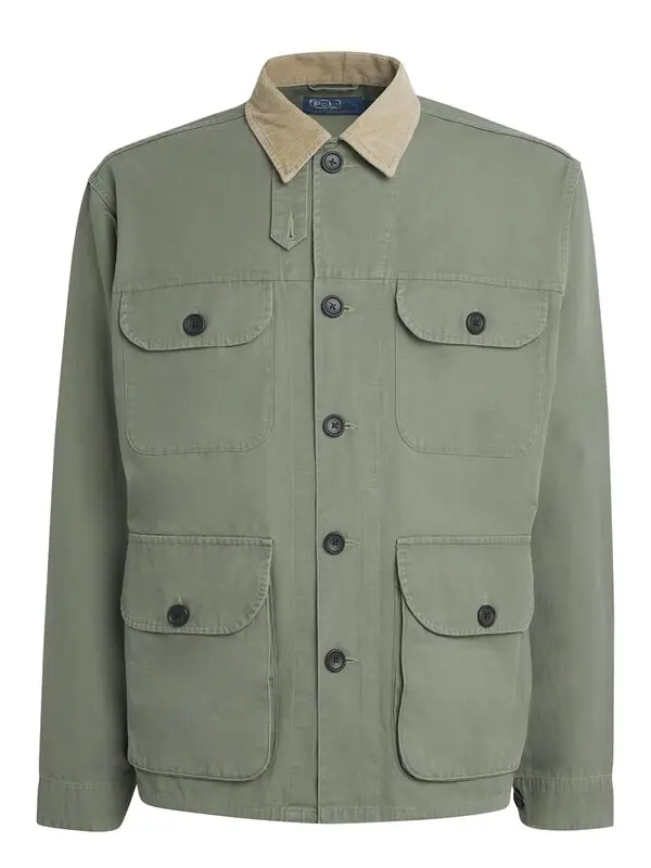 Polo Ralph Lauren Cotton Canvas Overshirt - Green