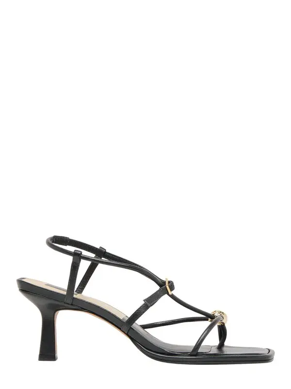 DOLCEVITA Mylee Leather Heels - Black Leather