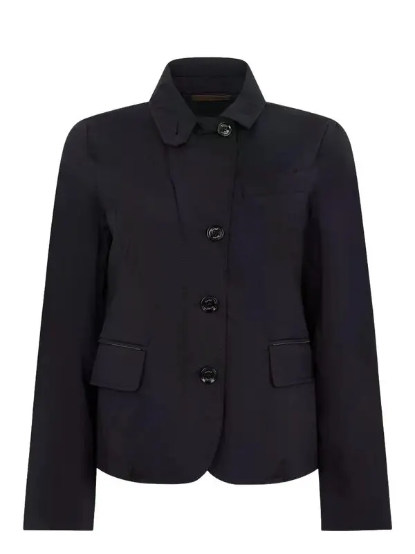 MOORER Button-front Jacket - Black