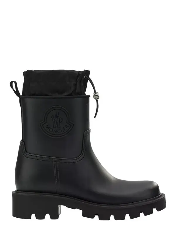 Moncler Logo-patch Pull-on Boots - Black