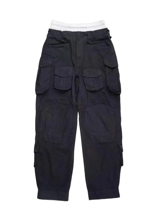 Alexander Wang Layered-effect Cargo Trousers - Black