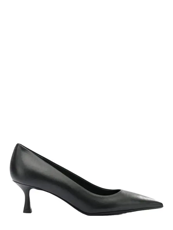 SERGIO LEVANTESI Pointed Leather Pumps - Black
