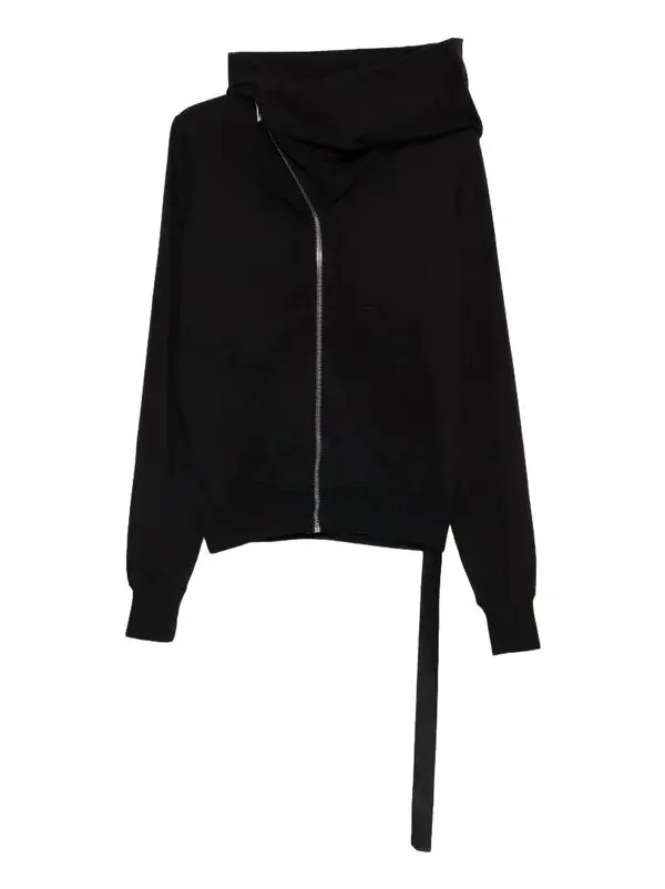 Rick Owens Hooded Long-sleeve Hoodie - Black