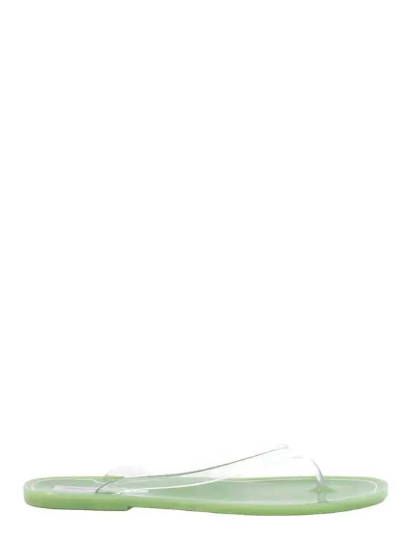 Christopher Esber Jo Clear Flip Flops - Green