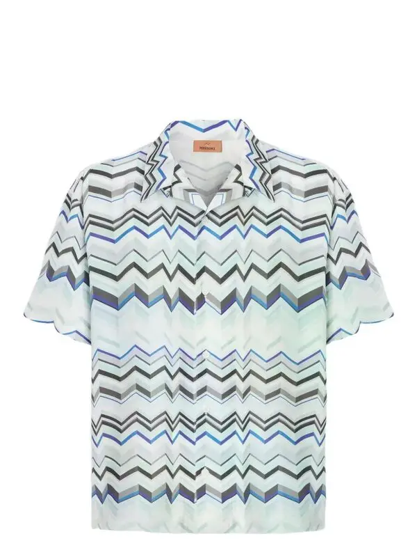 Missoni Zigzag-pattern Shirt - White