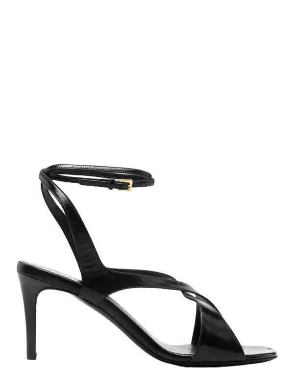 Khaite Ankle-strap Heeled Sandals - Black