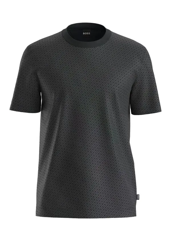 BOSS Patterned T-shirt - Grey