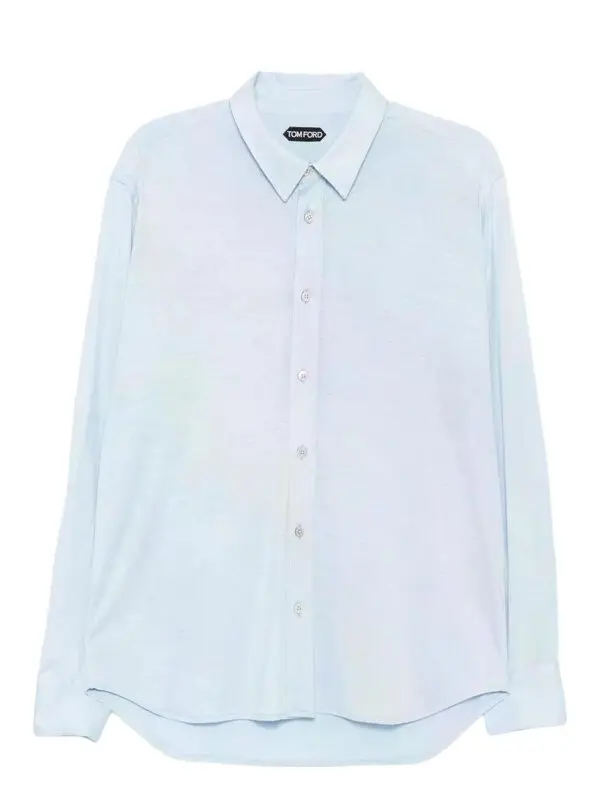 TOM FORD Buttoned Shirt - Blue