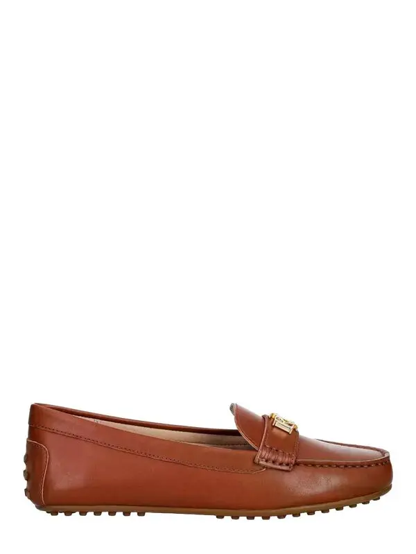 Ralph Lauren Logo Detail Loafers - Brown
