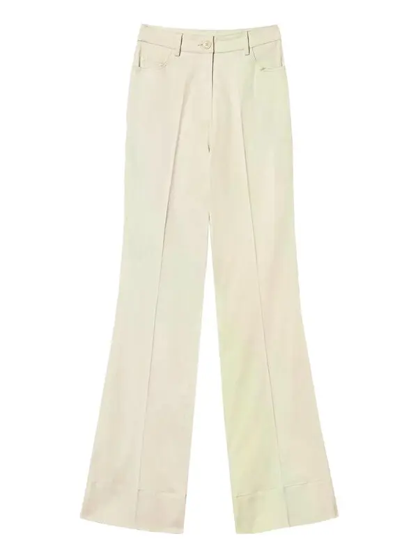 TWINSET Wide Leg Trousers - Neutrals