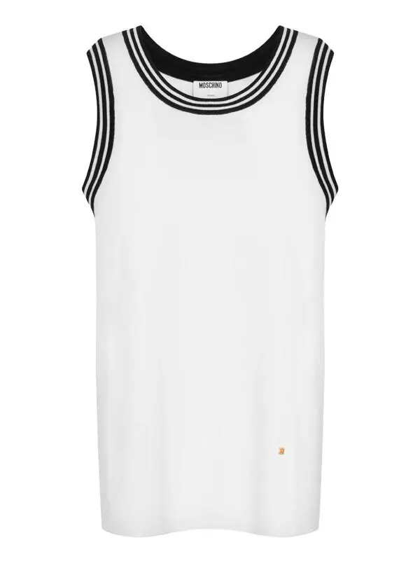 Moschino Sleeveless Tank Top - White