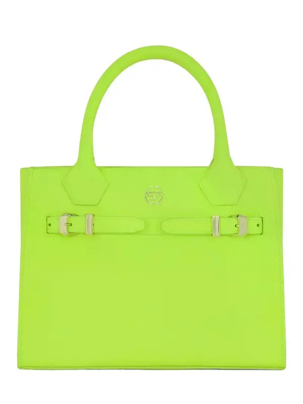 Philipp Plein Small Tote Bag With Logo Detail - Green