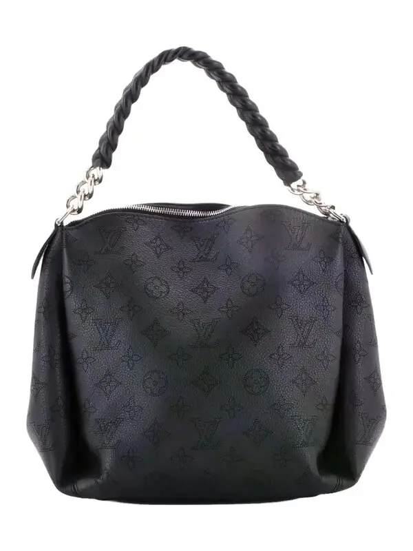 LOUIS VUITTON Babylone Bb Hobo Bag Mahina Leather - Black