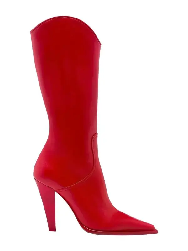Paris Texas Nadia Pointed-toe Boots - Red