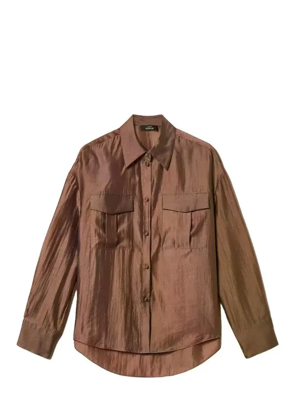TWINSET Chest-pockets Shirt - Brown