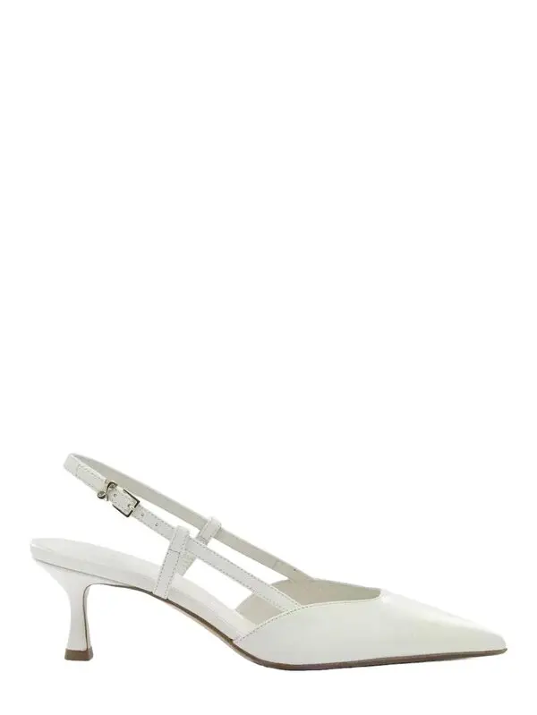 SERGIO LEVANTESI Chantal Slingback Pumps - White