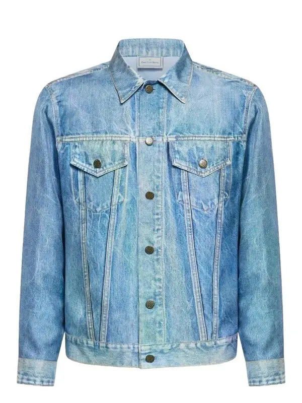 PIERRE-LOUIS MASCIA Aloghi Buttoned Jacket - Blue