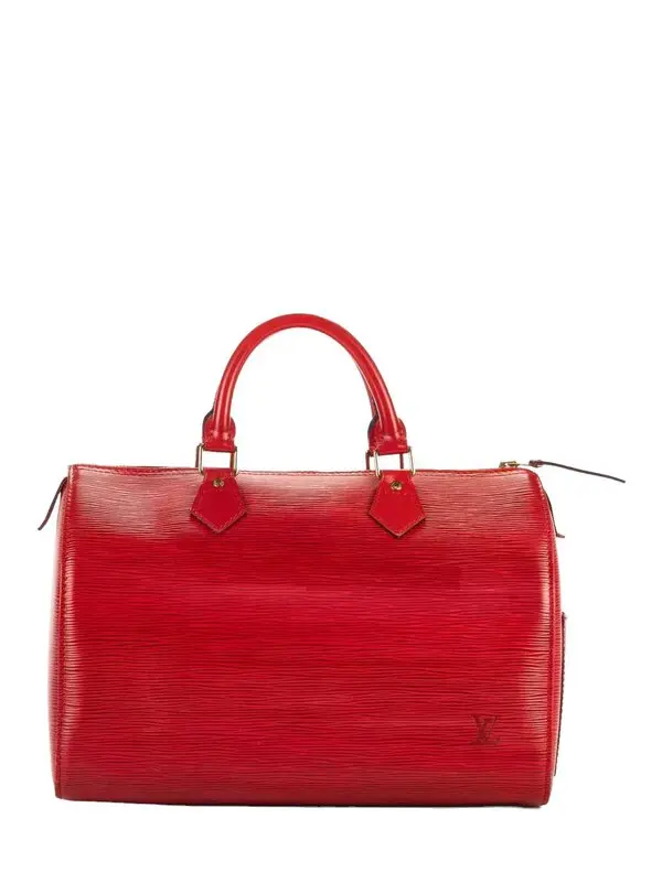 LOUIS VUITTON 30 Speedy Tote Bag - Red