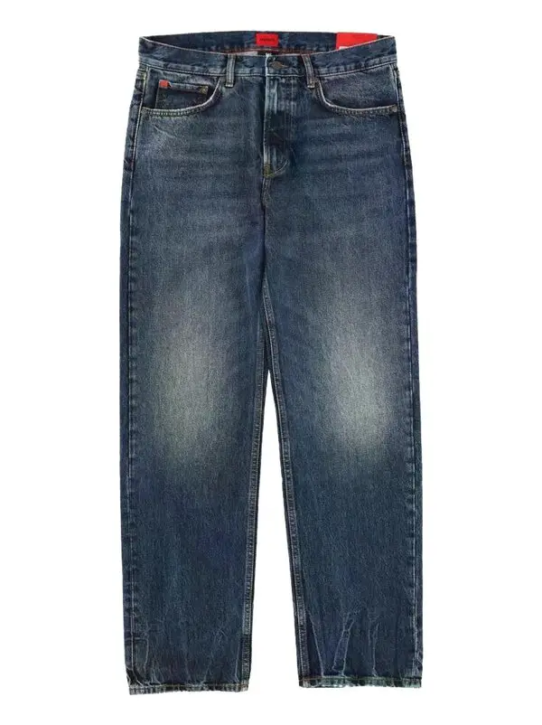 Hugo Belt-loop Five-pocket Jeans - Blue