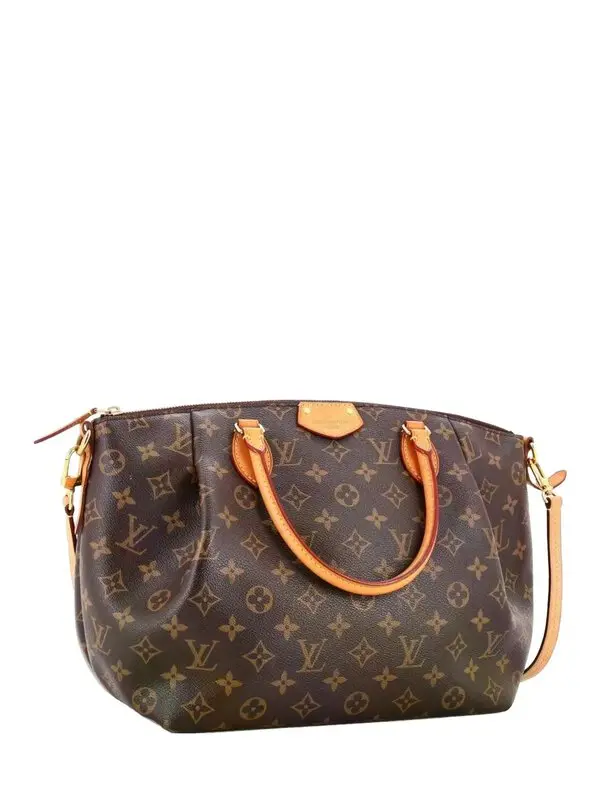 LOUIS VUITTON Turenne Handbag Monogram Canvas Pm Satchel - Brown