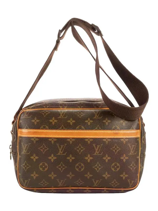 LOUIS VUITTON Reporter Monogram Shoulder Bag - Brown