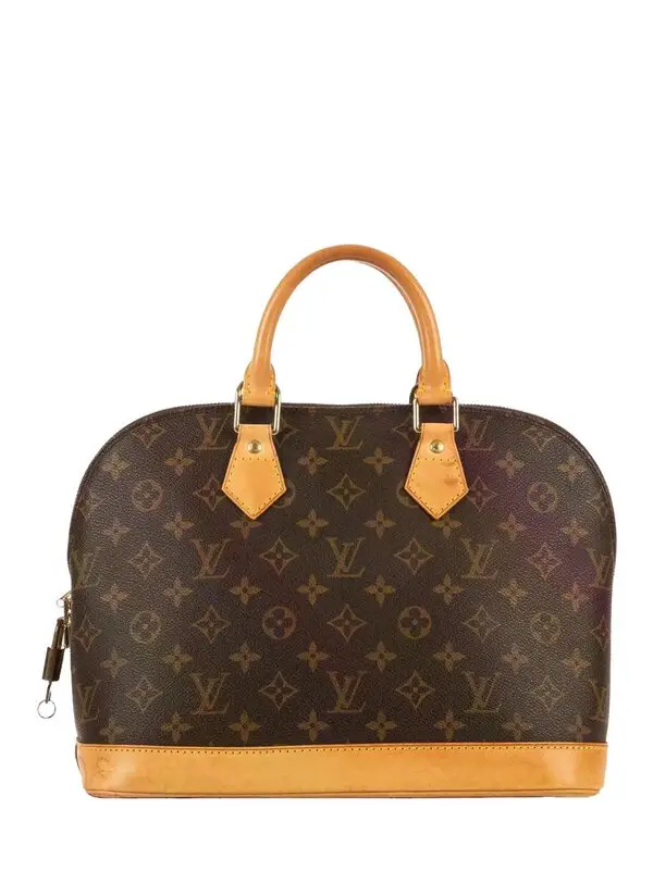 LOUIS VUITTON Alma Monogram Tote - Brown