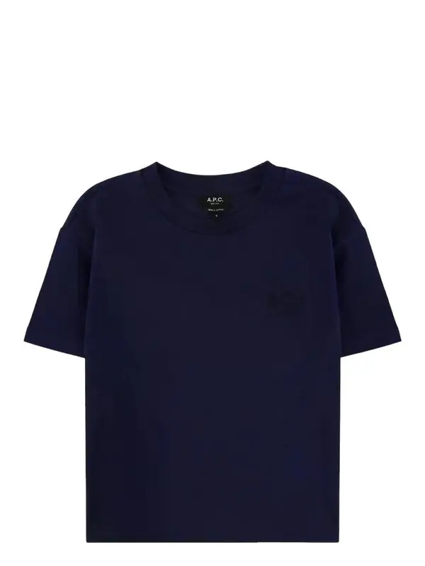 A.p.c. Round-neck T-shirt - Blue
