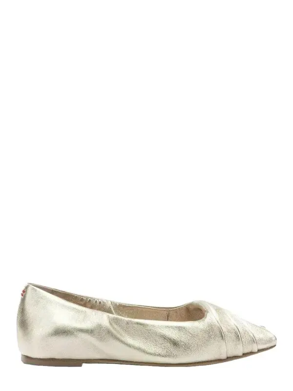 HALMANERA Knotted Ballet Flat - Gold