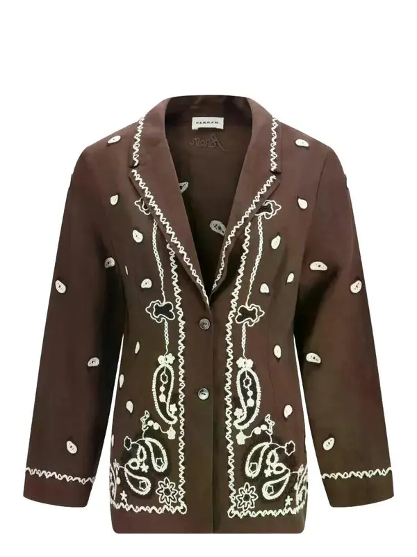 P.a.r.o.s.h Paisley-embellished Jacket - Brown