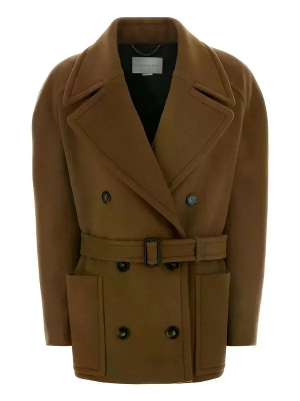 Stella McCartney Belted Coat - Brown