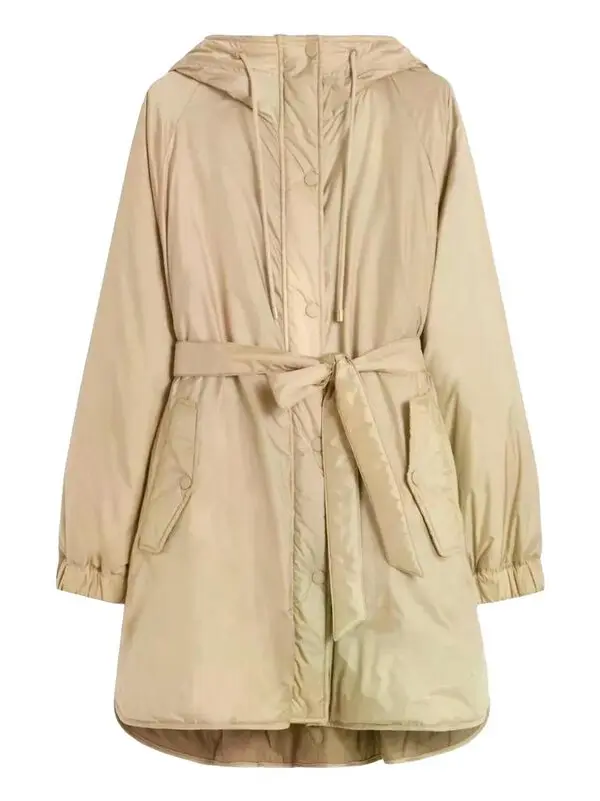 Max Mara Wkdveranda Hooded Coat - Neutrals