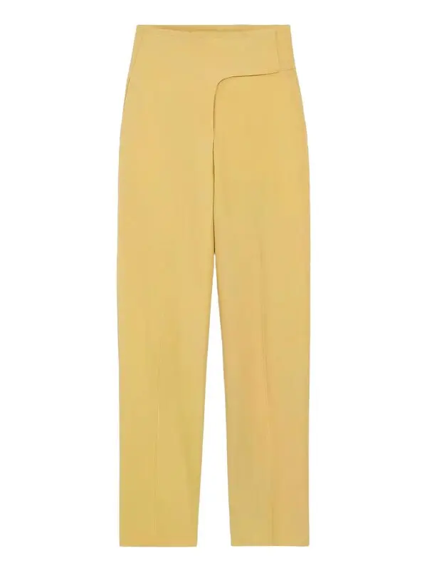 Ami Belted Trousers - Yellow