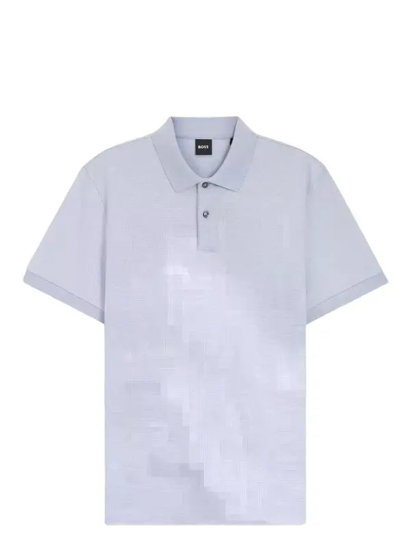BOSS Cotton Polo Shirt - Blue