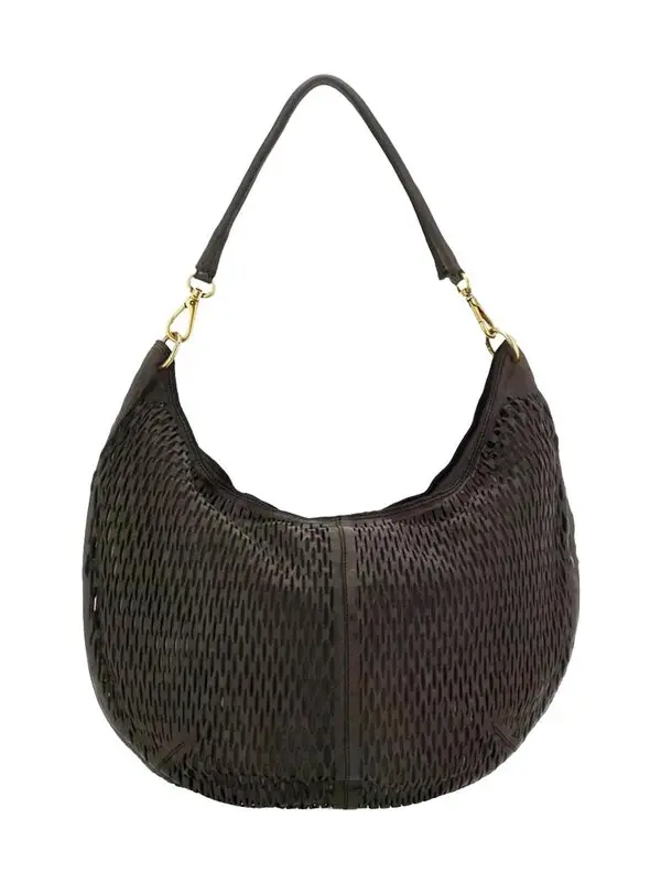 CAMPOMAGGI Woven Shoulder Bag - Brown