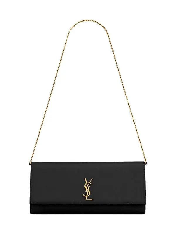Saint Laurent Kate Clutch - Black