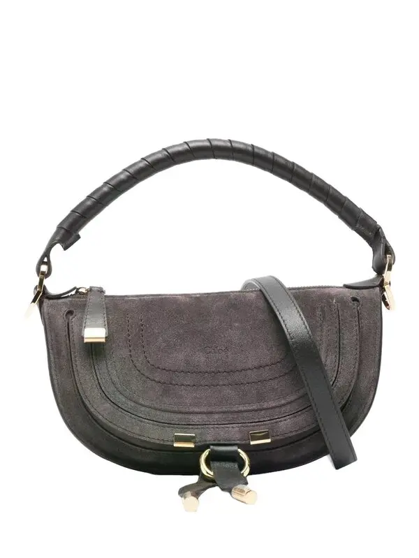 Chloé Suede Shoulder Bag - Grey