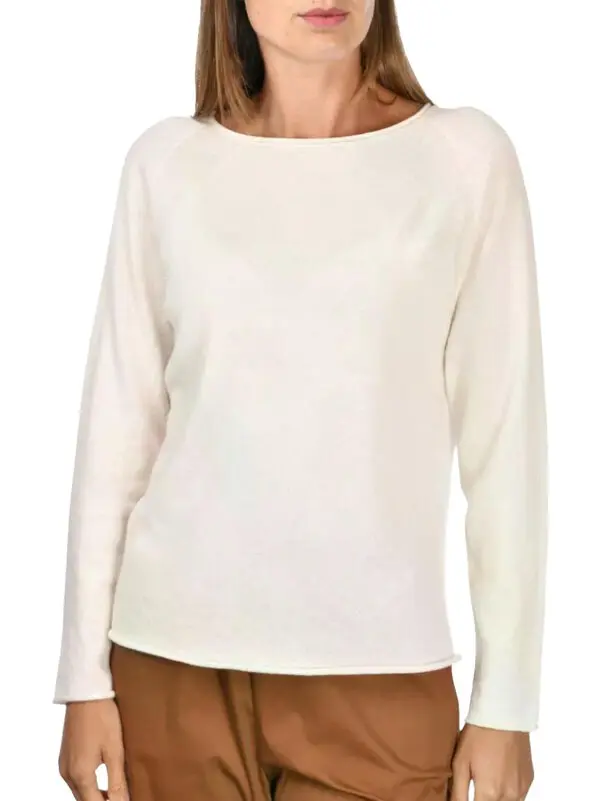 GRAN SASSO Boat-neck Sweater - Neutrals