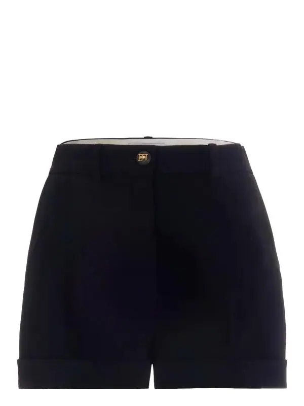 Elisabetta Franchi Button-fastening Shorts - Black