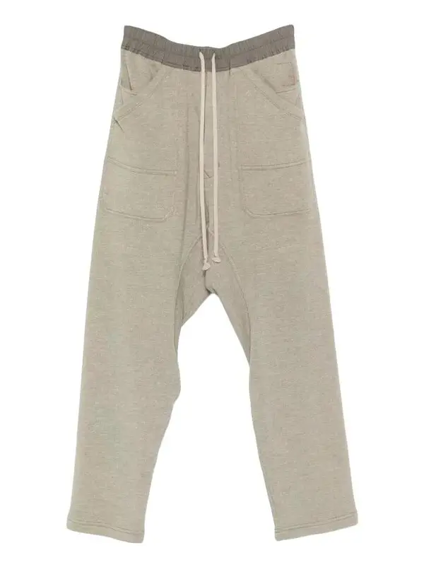 Rick Owens Classic Cargo Drawstring Track Pants - Grey