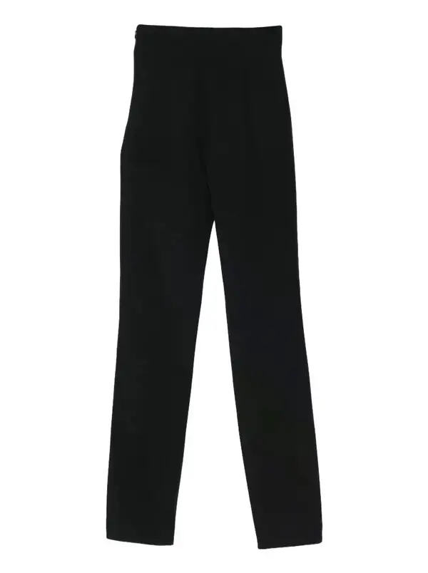 Alberta Ferretti Zip-fastening Trousers - Black